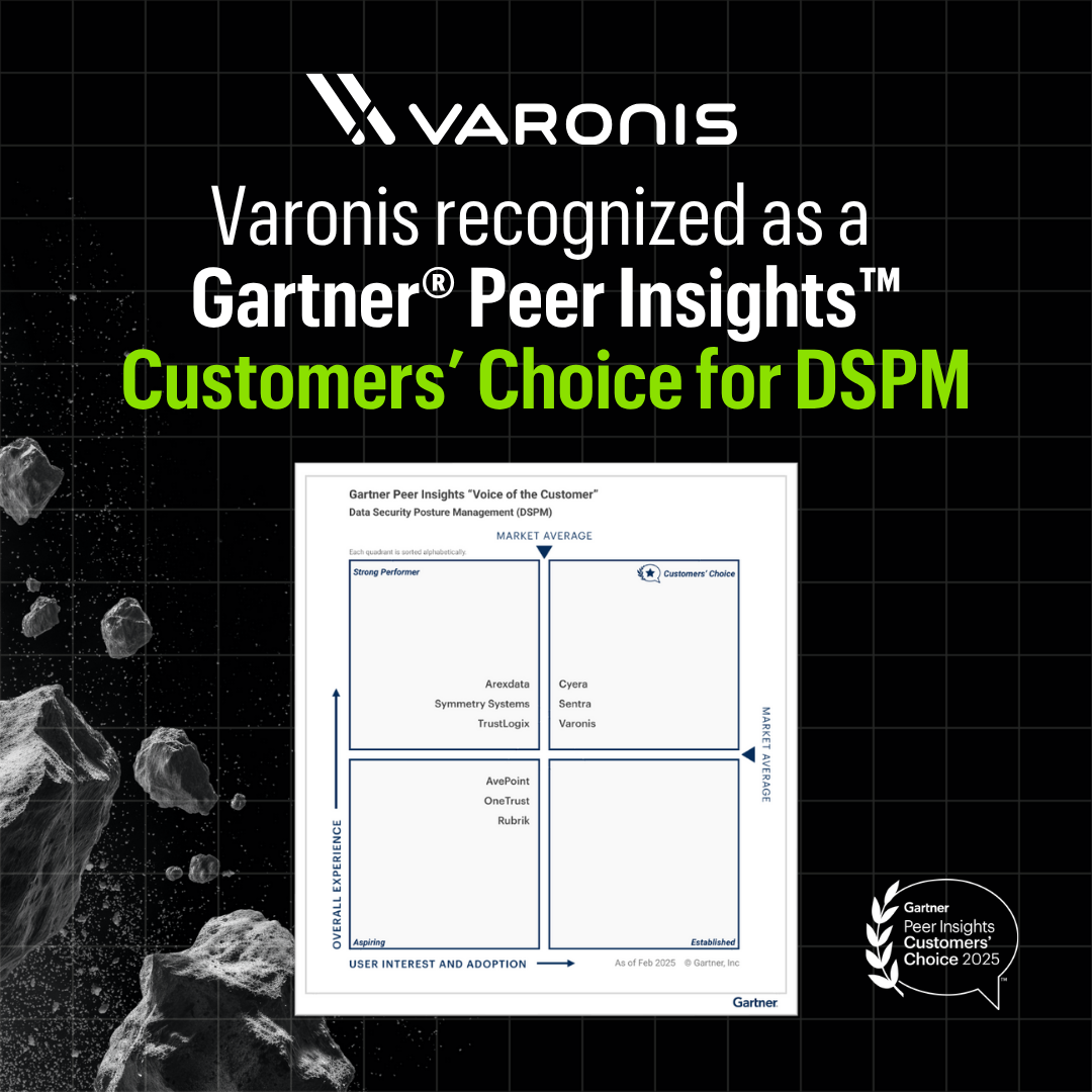 Gartner Voice of the Customer 2025 | Varonis